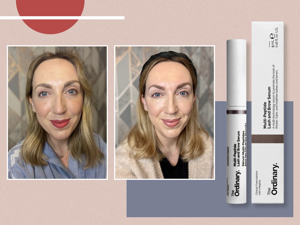 The Ordinary multi-peptide lash and brow serum review: From application ...